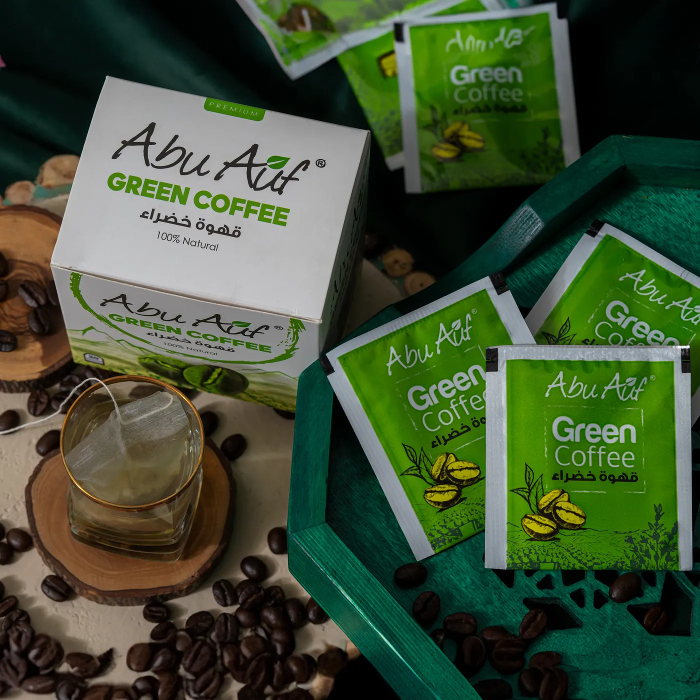 Premium green coffee store